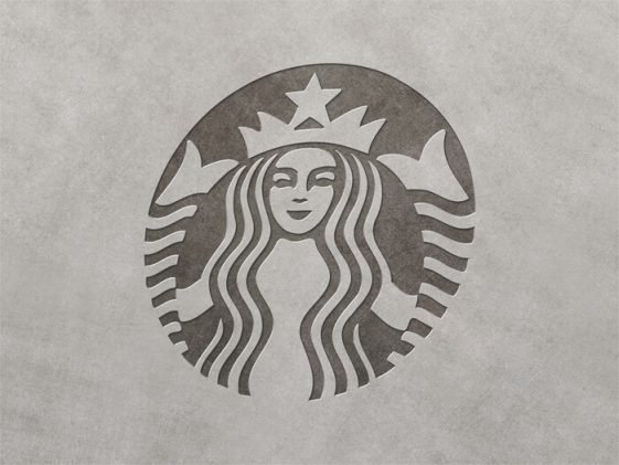 Metal Engraved Logo MockUp