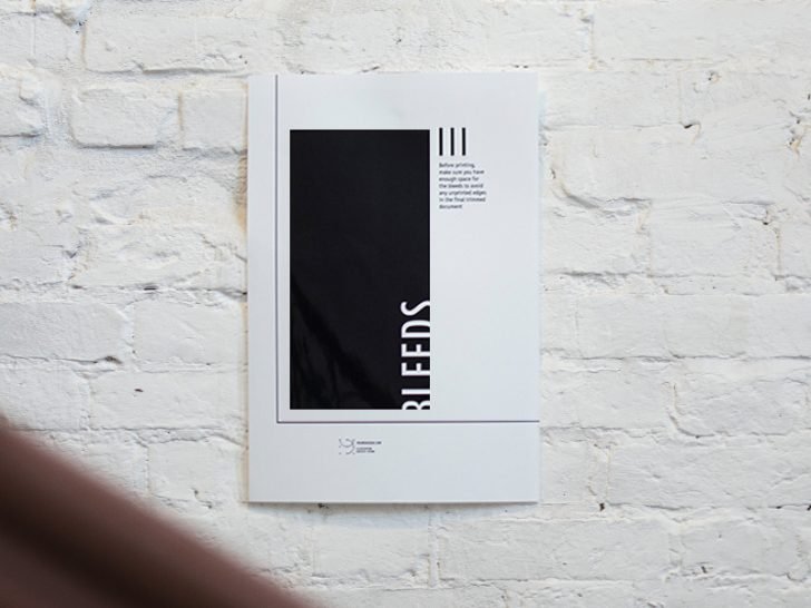 Free Poster on Wall MockUp
